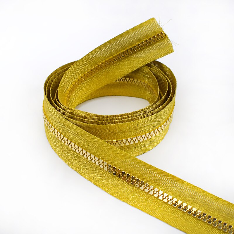 2/4yards 5# Resin Zipper for Sewing Gold Silver Op... – Vicedeal