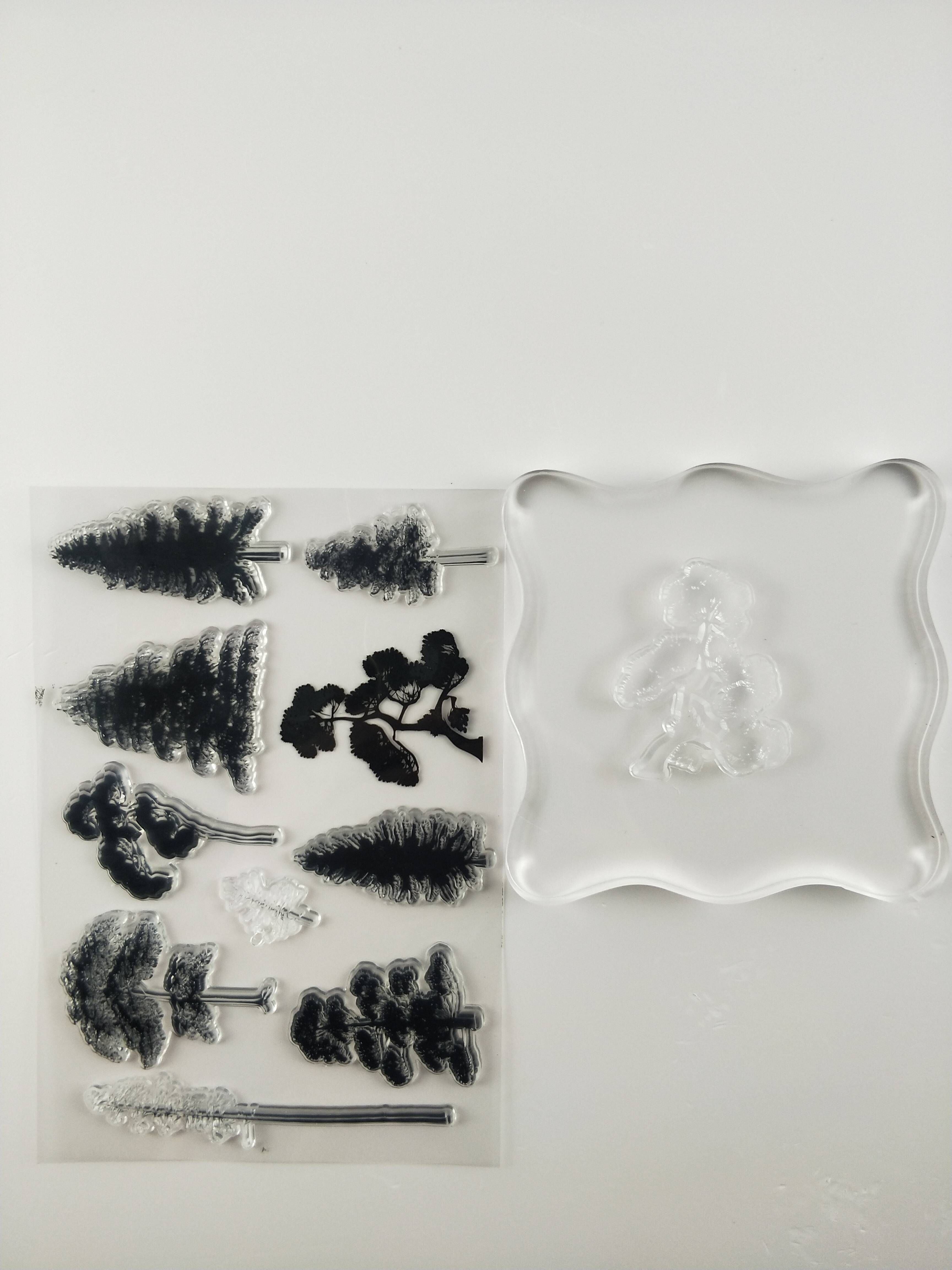 Stamp Jungle Trees Graphic DIY Signet Handmade Tra... – Vicedeal