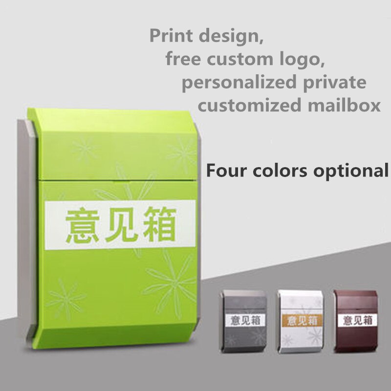 Plastic post box brief doos briefkasten brievenbus... – Vicedeal