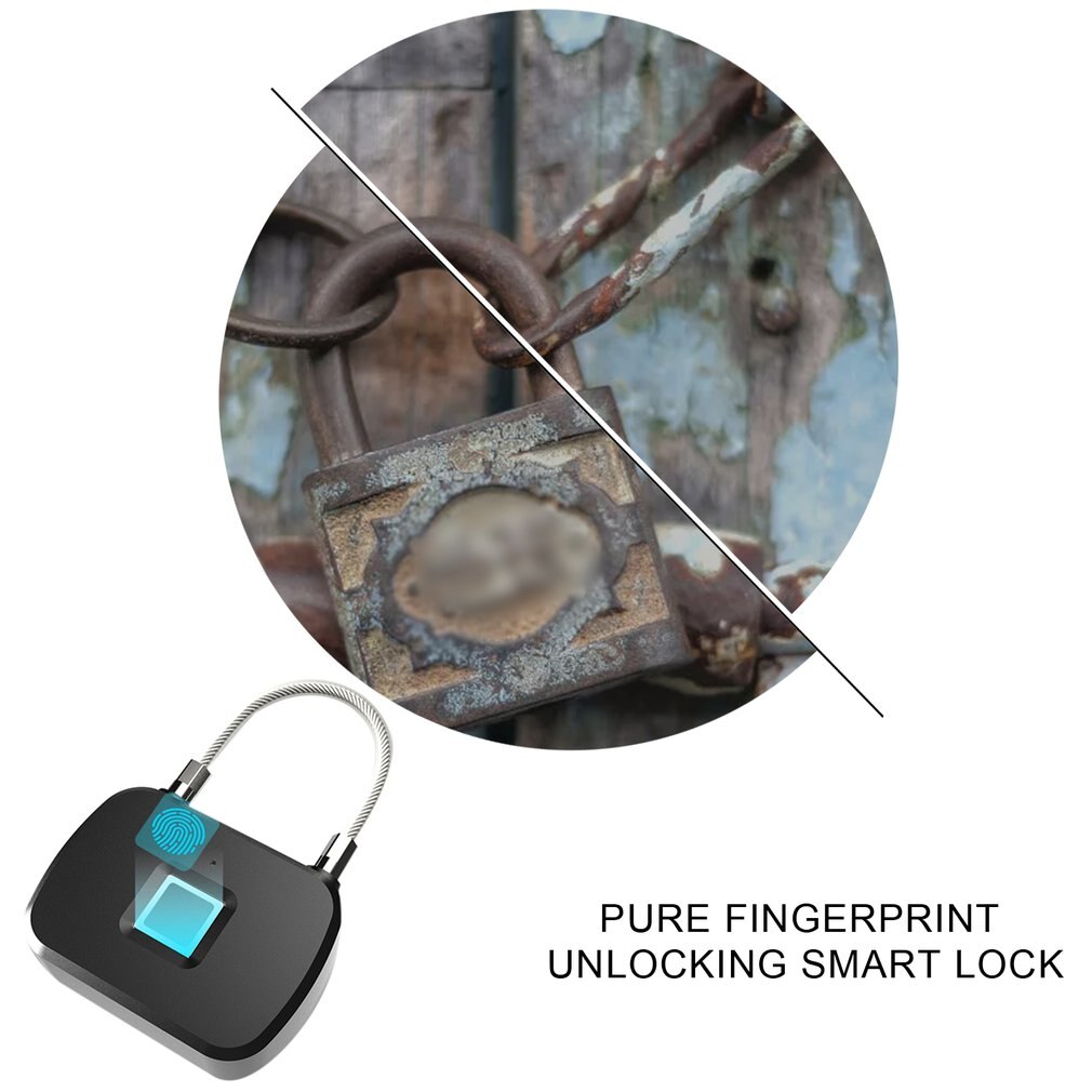 L13 Pure Fingerprint Unlock Smart Fingerprint Door... – Grandado