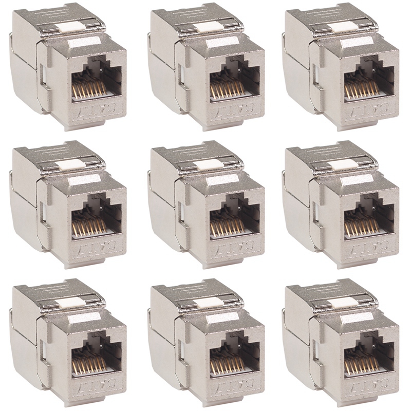 12 pces rj45 keystone cat7 cat6a protegido ftp mód... – Grandado
