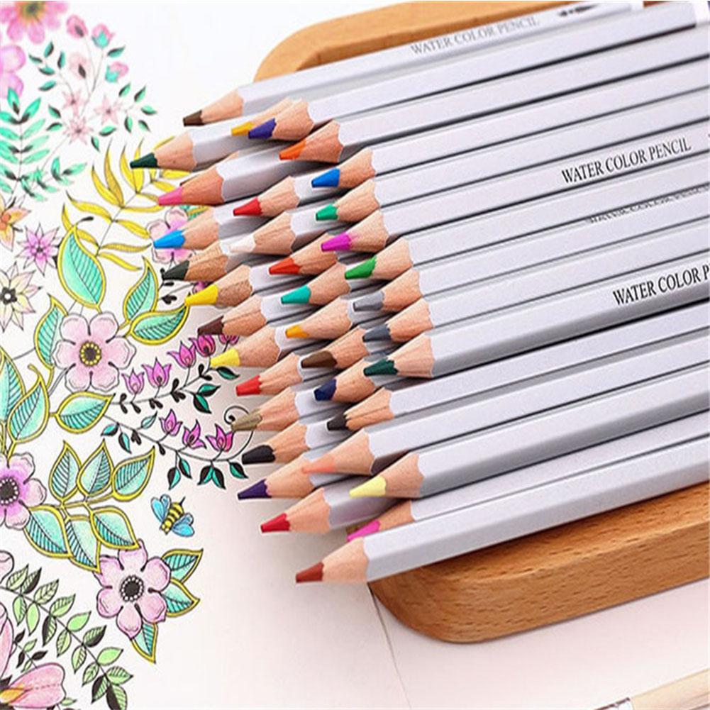 24 Colors Water-soluble Lead Pencils Set Drawing C... – Grandado