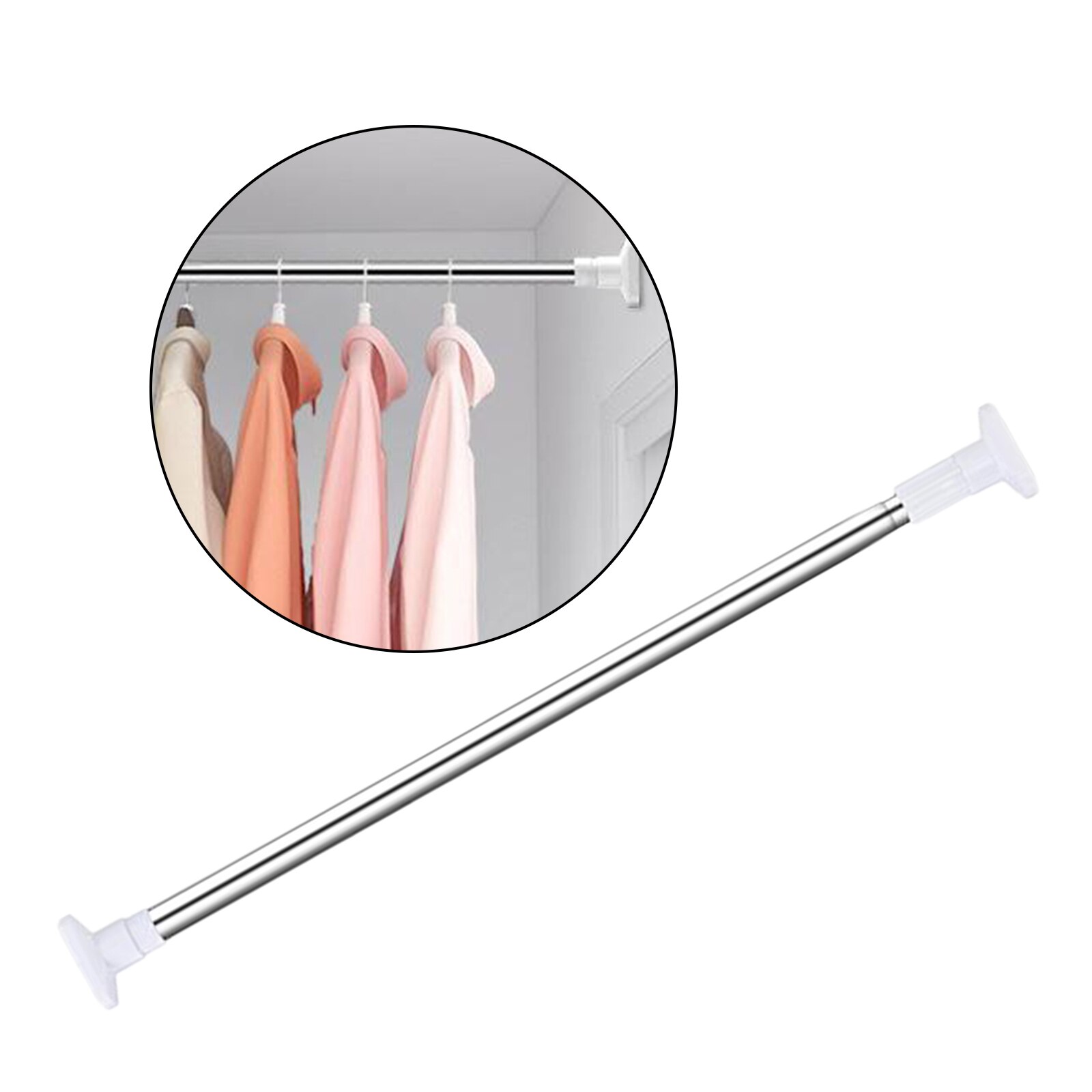 Extendable Adjustable Spring Tension Rod Pole Exte... – Grandado