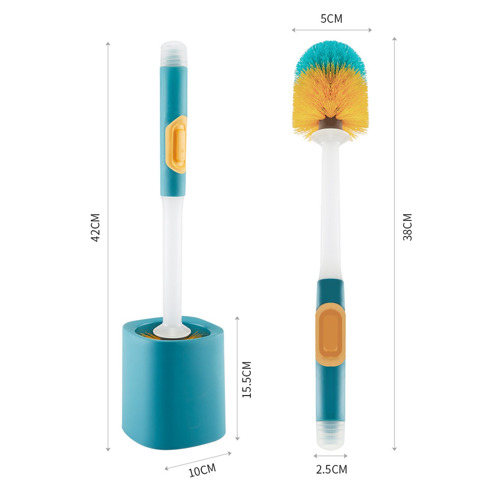 Bathroom Toilet Brush Punch-free Wall-mounted Hydr... – Grandado