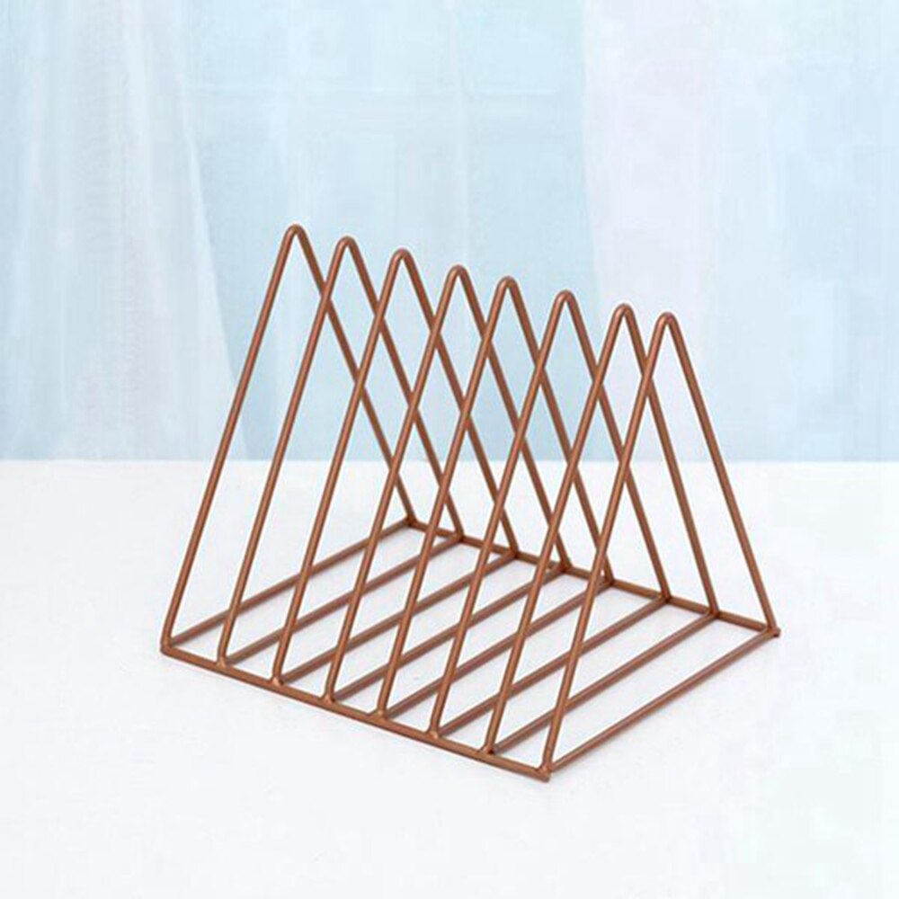 Nordic Triangle Simple Wrought Iron Desktop Storag... – Grandado