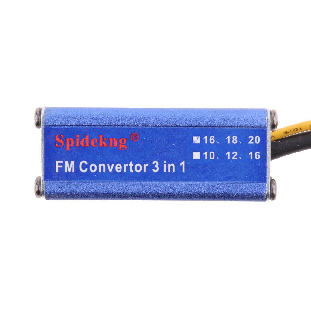 Blauw Aluminium Auto 16 Mhz MP3 Fm Radio Converter... – Grandado