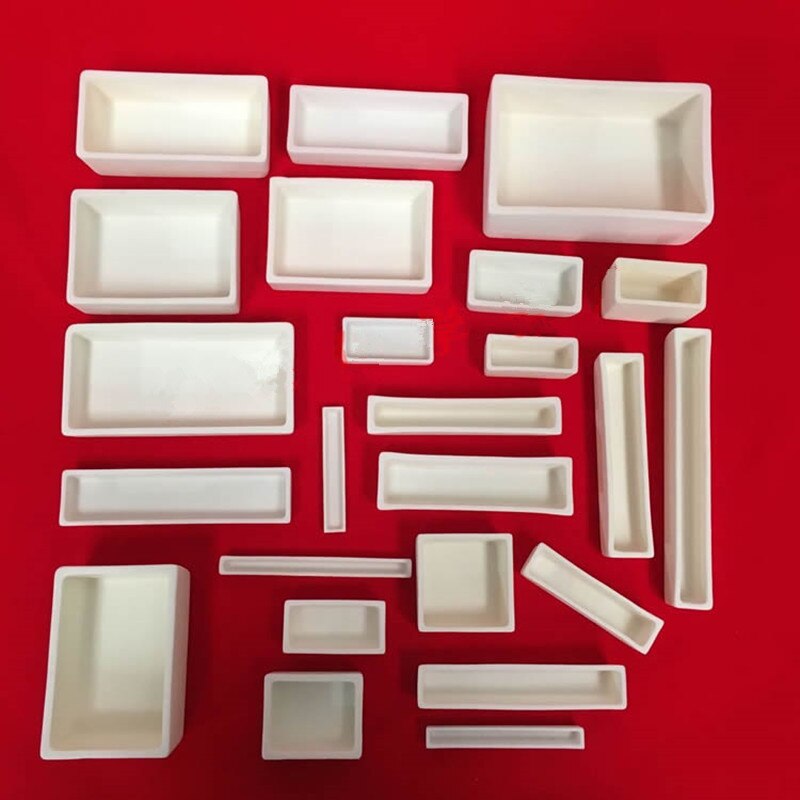 Rectangular Corundum Crucible / 99% Square alumina... – Grandado