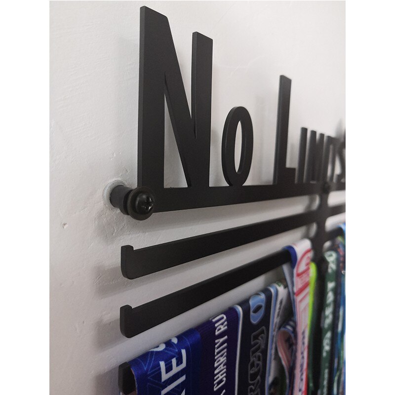 Three Bar No Limits Iron Marathon Sport Metal Meda... – Grandado