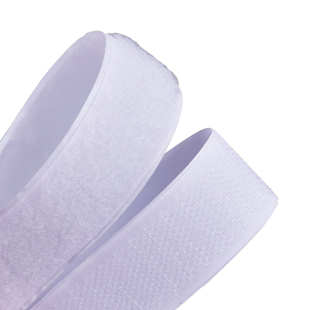 2 Rolls 2cm 25m White Hook and Loop Self Adhesive ... – Vicedeal