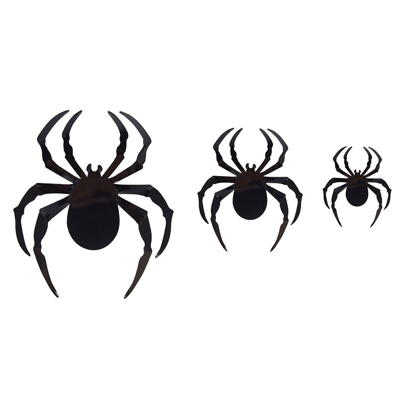 12Pcs/1Set Horror Black Spider Wall Stickers For H... – Grandado