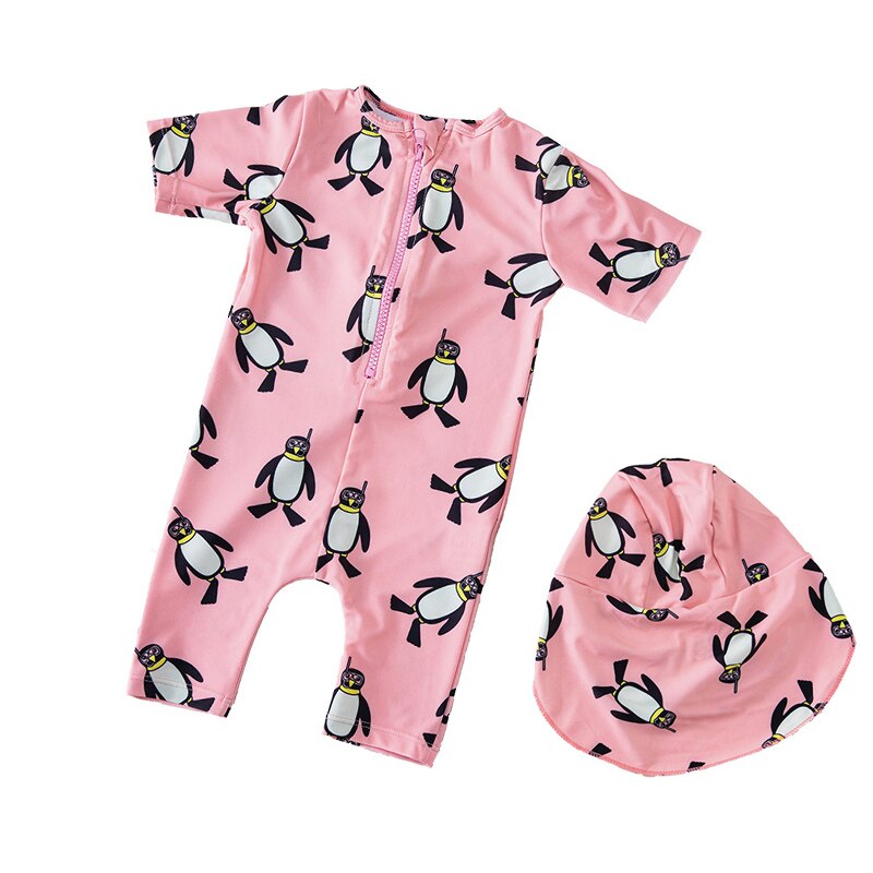 Jongens Meisjes Badpak Kinderen Badpak Pinguïn Pri... – Grandado