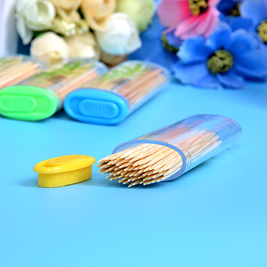 Portable Lighter Shape Push-lid Toothpick Storage ... – Grandado