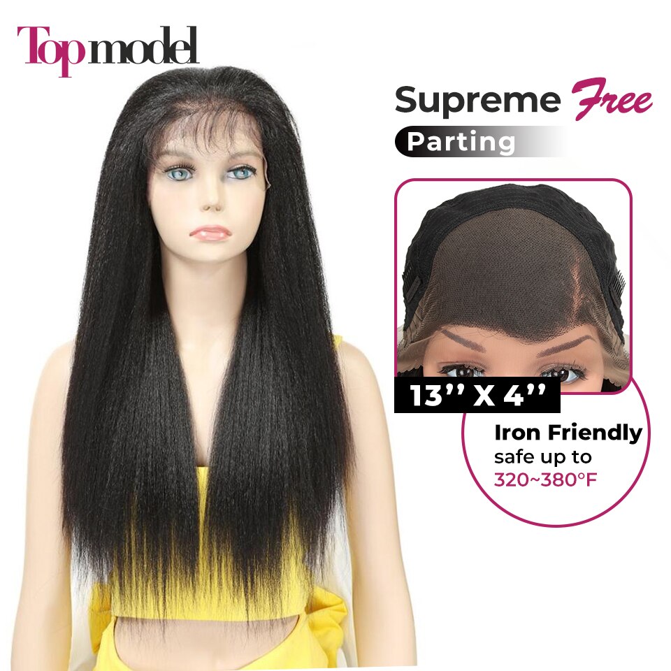 TOPMODEL Cosplay Synthetic Lace Front Wig Yaki Str... – Vicedeal