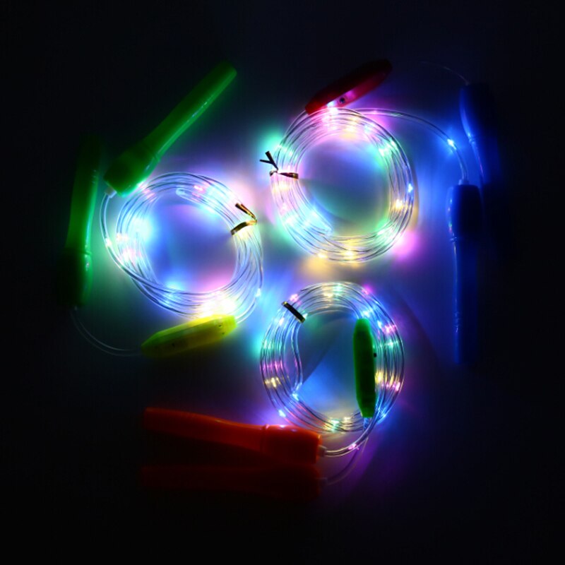 Fitness Jump Rope Cross Fit Workout LED Light Skip... – Grandado