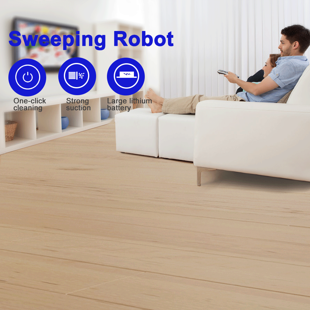 1800Pa Robot Balayeuse 3-En-1 USB Rechargeable Rob... – Grandado