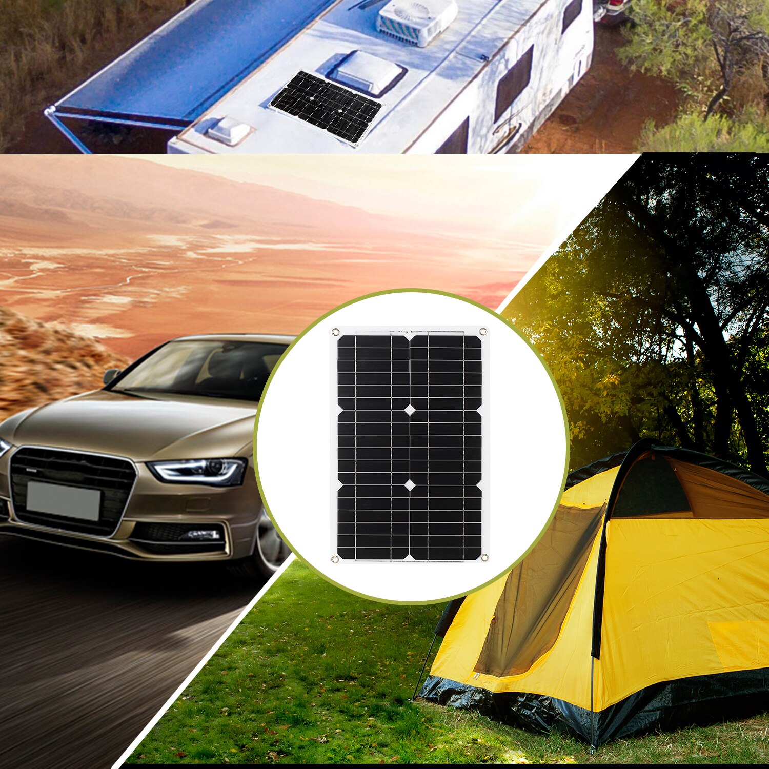 18W 12V Solar Panel Kit Off Grid Monocrystalline M... – Vicedeal