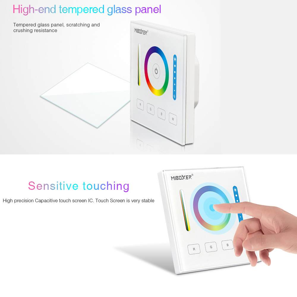 MiBOXER DALI 86 touch panel single color/CCT/RGB+C... – Grandado