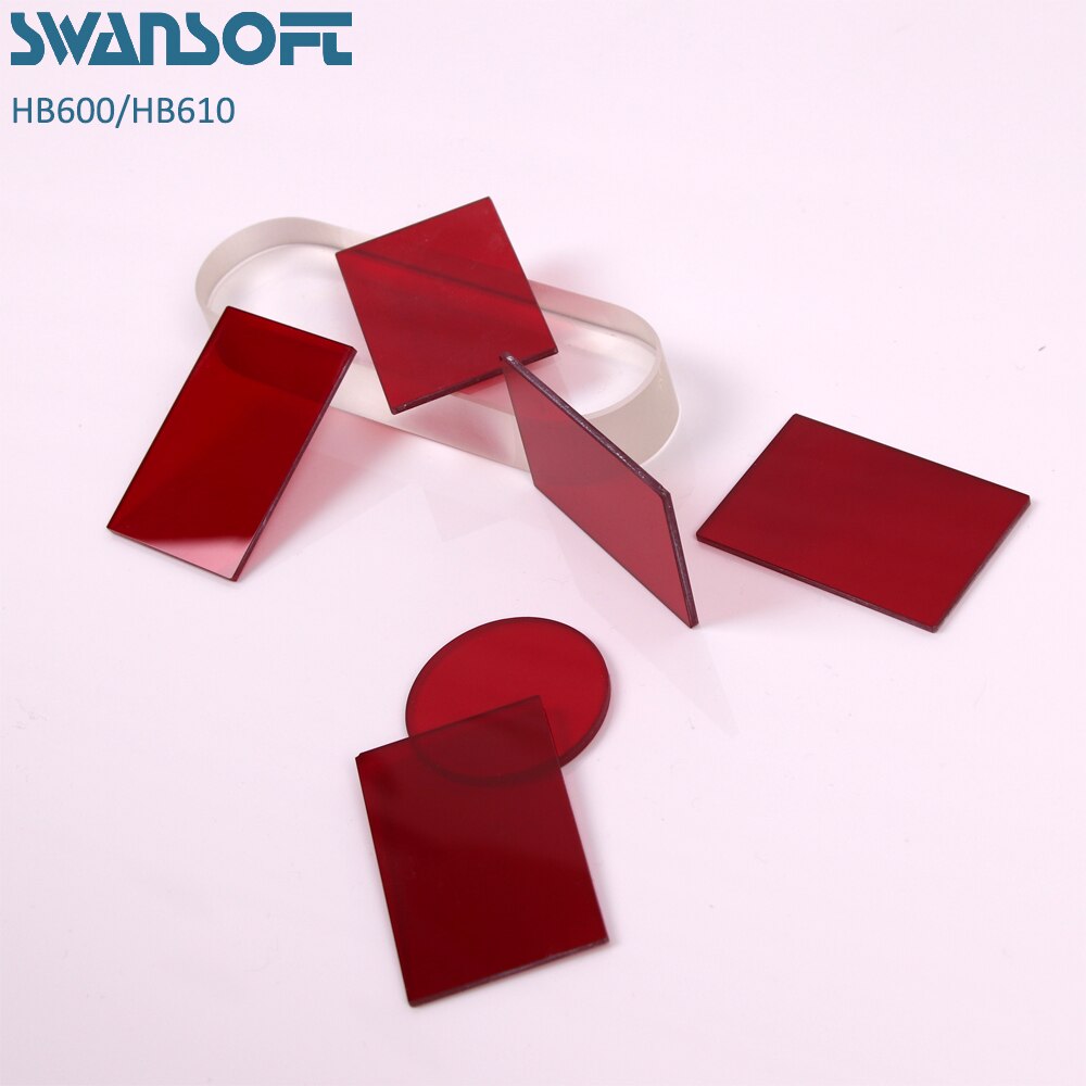 650nm round glass red optical color filter optical... – Grandado