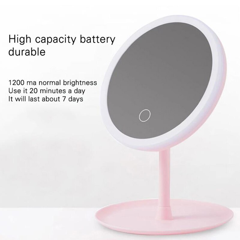 Intelligent Makeup Mirror Desktop Led Light Mirror... – Grandado