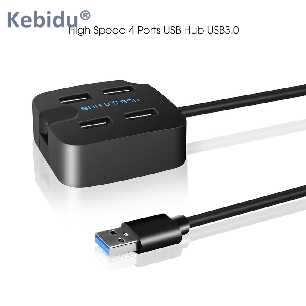 Kebidu 4 Ports USB Hubs 3.0 High Speed Data Transm... – Grandado