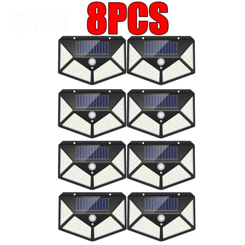 12- pack solcellslampor för utomhusbruk, 100 led-v... – Grandado