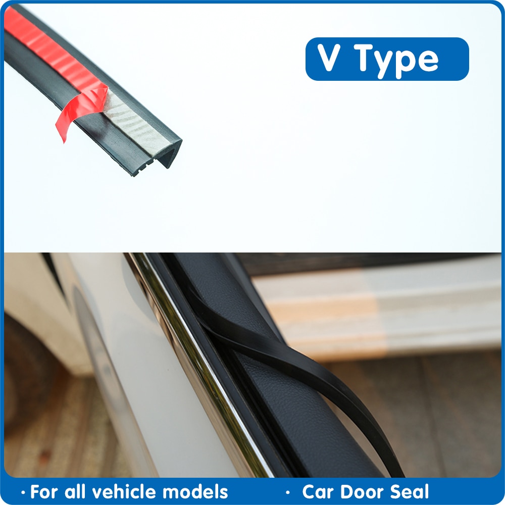 V Type Car Door Glass Window Seal Strip Car Window... – Vicedeal