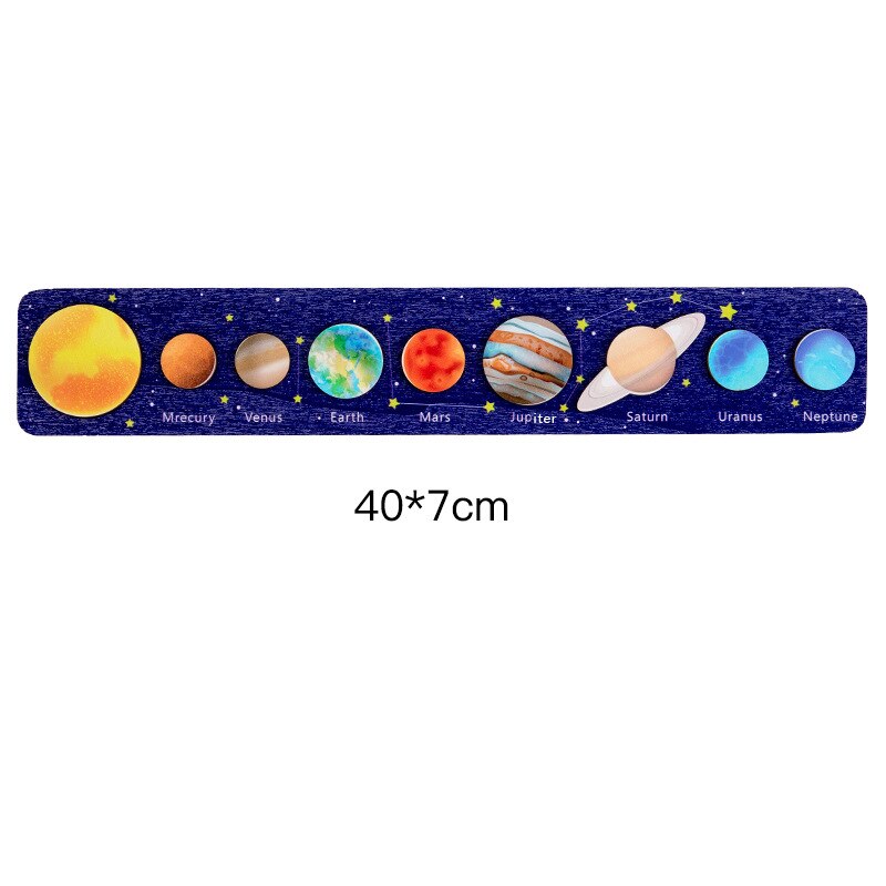 3D Wooden Solar System Puzzle Kids Board Game For ... – Grandado