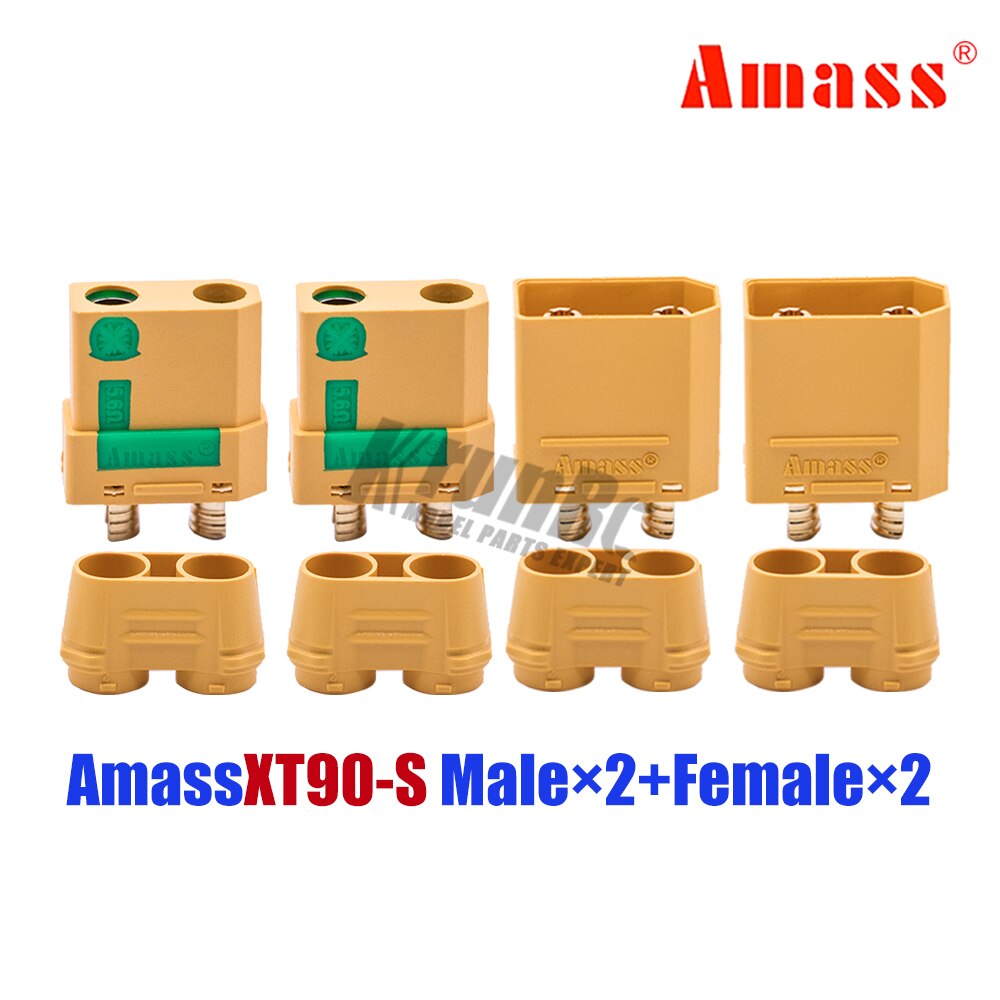 2Pairs Amass XT90-S plug XT90 upgrade fireproof fi... – Vicedeal