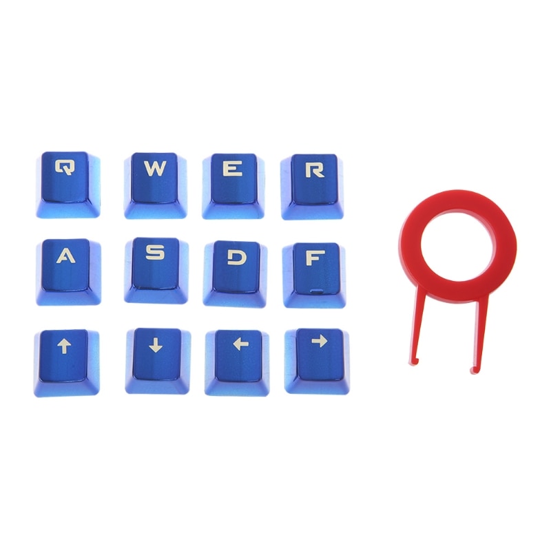 Metal Coating PBT DIY 12 Keycaps for Mechanical Ke... – Grandado