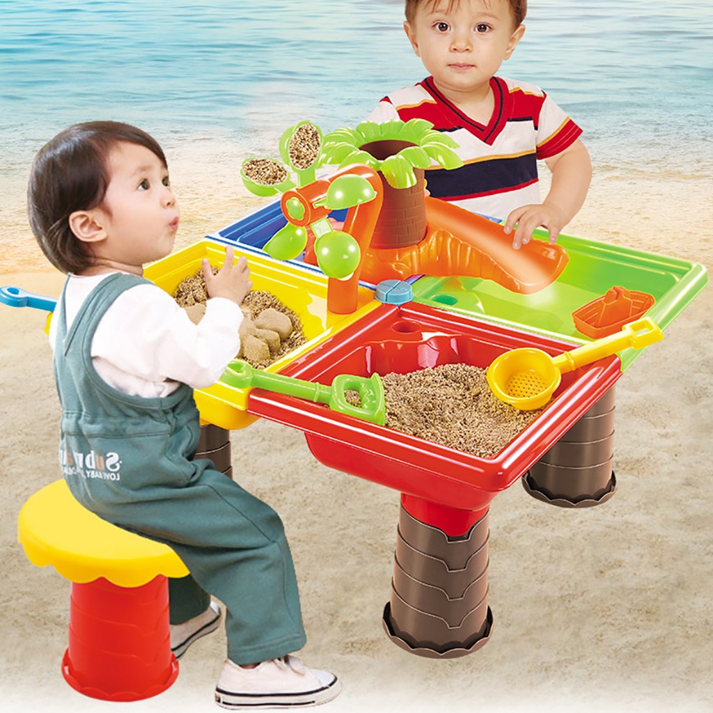 Bucket Sand & Water Table Outdoor Garden Sandbox S... – Grandado