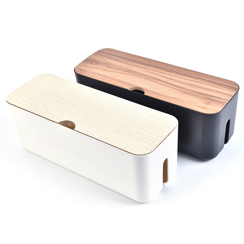 1pc kabel opbevaringsboks plast strømskinne kabel ... – Vicedeal