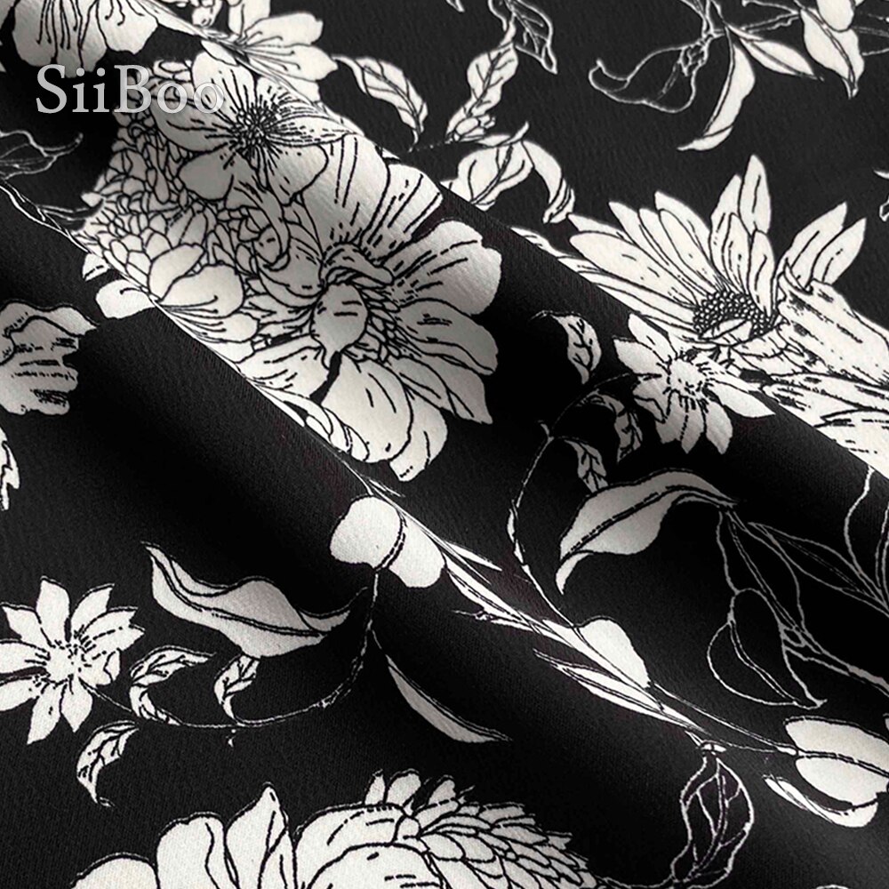 Siiboo polyester crepe satin fabric for dress shir... – Vicedeal