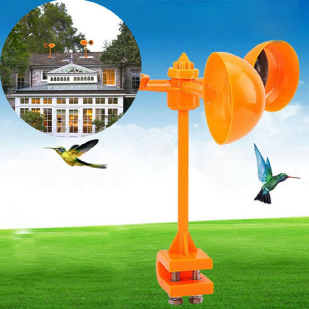 Bird Repeller Outdoor Pest Control Pole Tower Wind... – Grandado