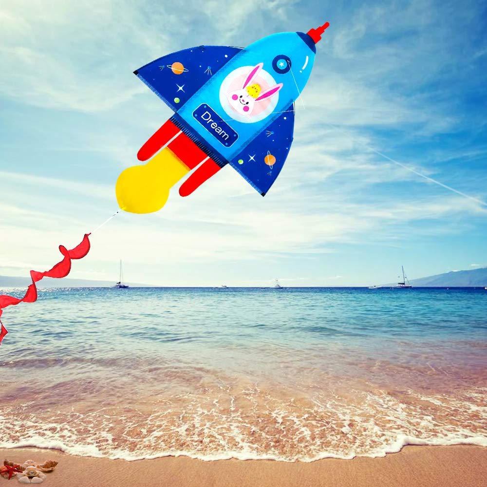 Kite For Kids And Adults Rocket Single Line Kite E... – Vicedeal