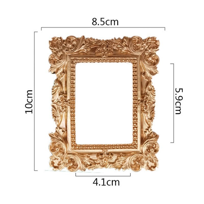 Luxury Embossed Photo Frames Bird Flower Frames Go... – Grandado
