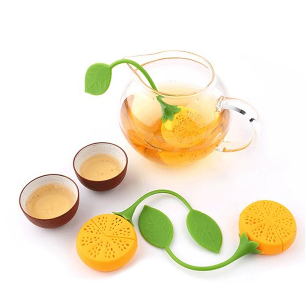 Tea Strainer Lemon Shaped Silicone Perforated Tea ... – Vicedeal