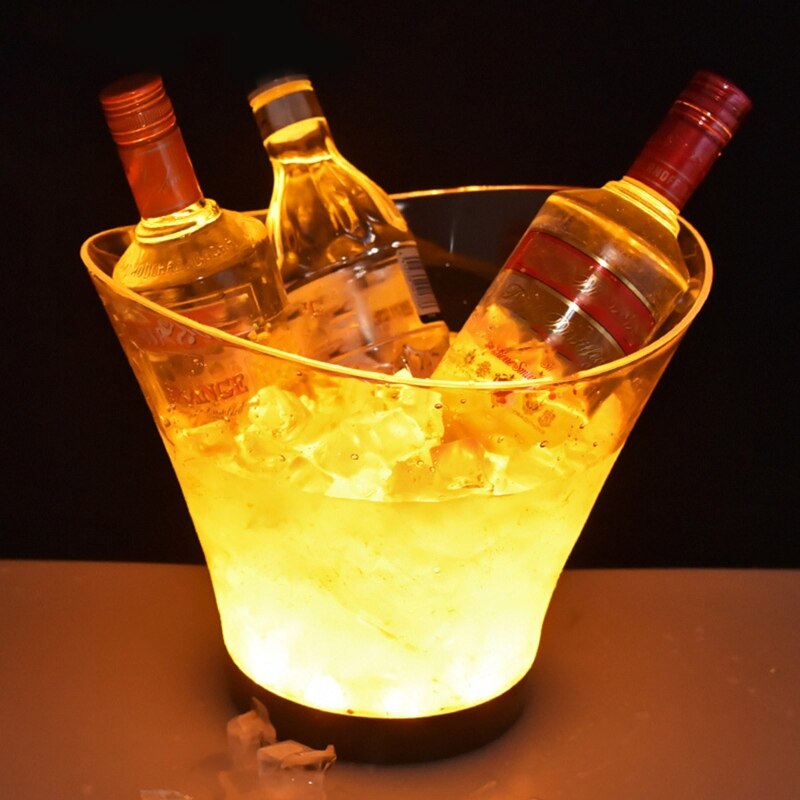 5L Colorful Gradient Lighting LED Ice Bucket Bar W... – Vicedeal