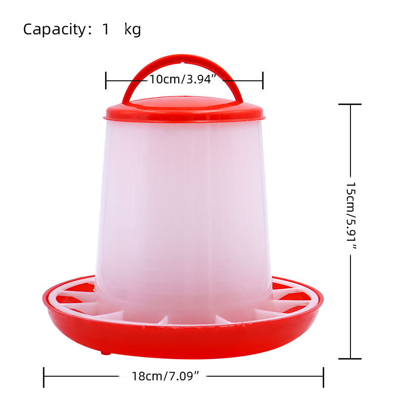 2pcs Plastic Chicken Drinker Feeder Bucket Aviary ... – Grandado