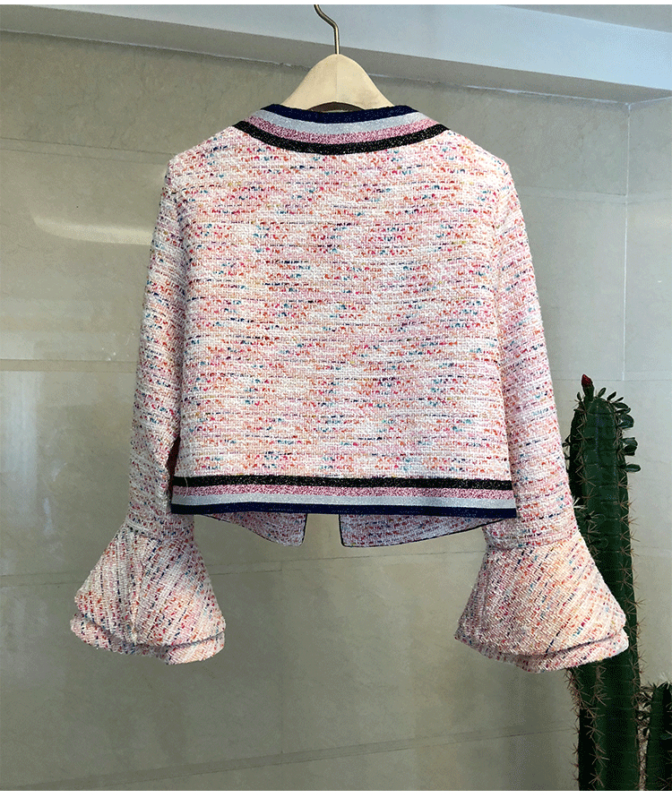 Autumn Women's Tweed Wool Suits Ladies Small Suit ... – Vicedeal