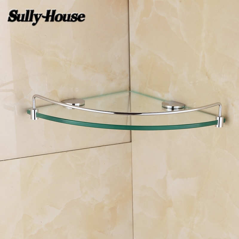 Sully House Bathroom Stainless steel Corner 8mm Th... – Grandado