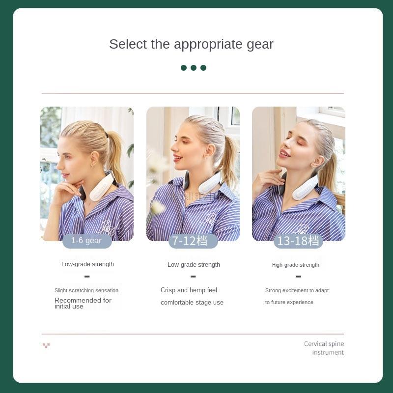 Cervical spine massager multifunctional heat point... – Vicedeal