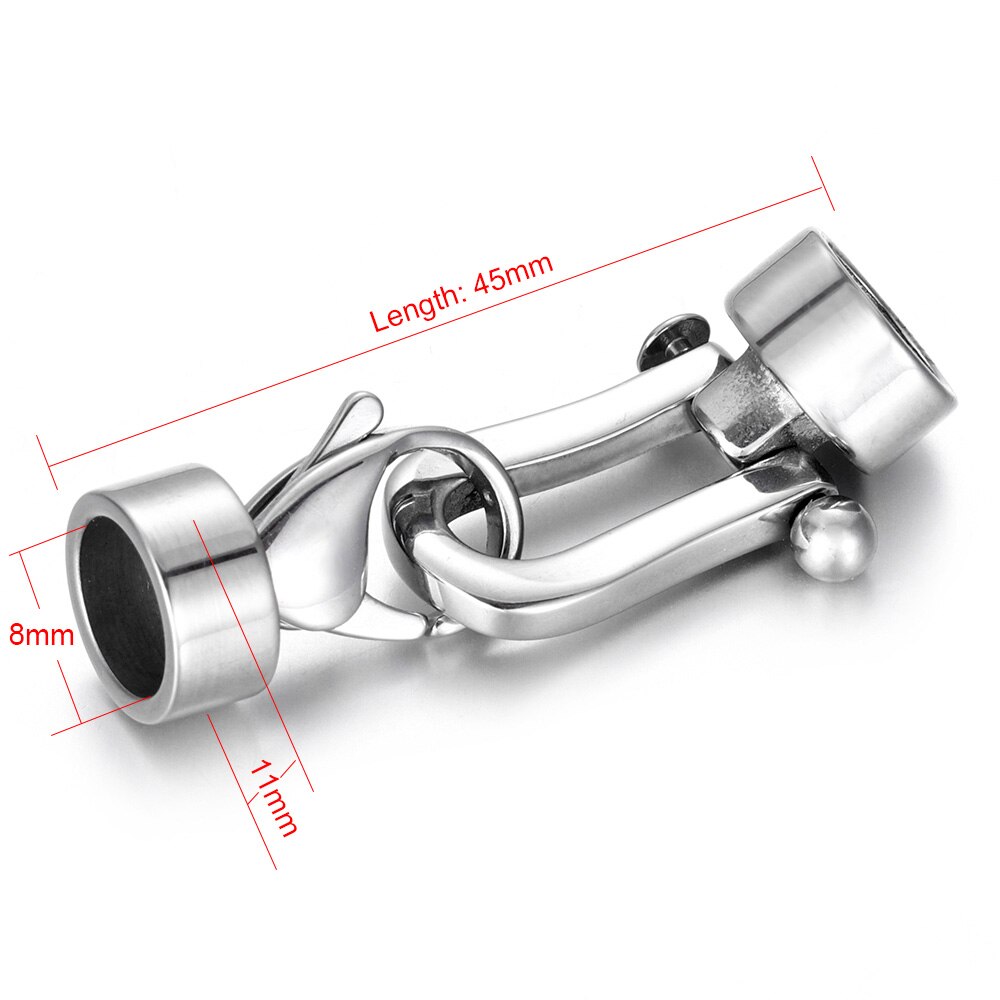 Bajonetsluiting van roestvrij staal, gat 8mm, kara... – Vicedeal