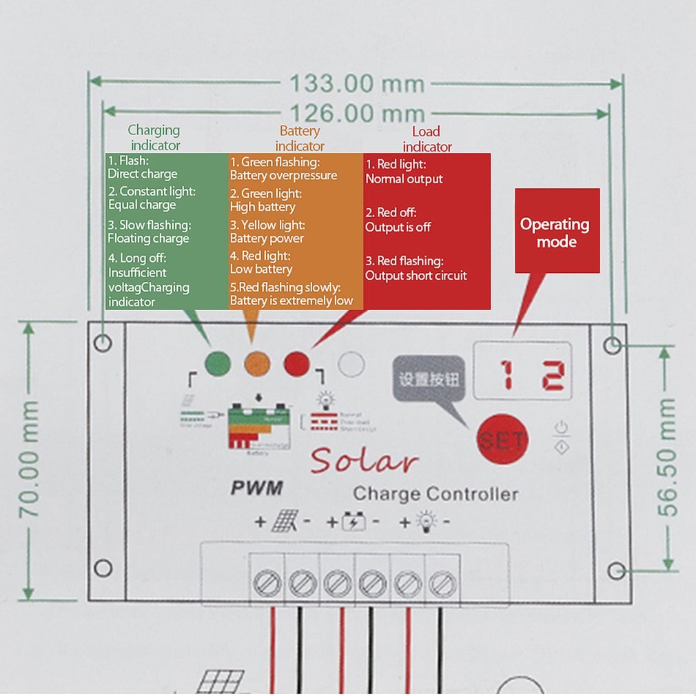 1000W Solar- Tafel System 18V 20W Solar- Tafel 60A... – Grandado