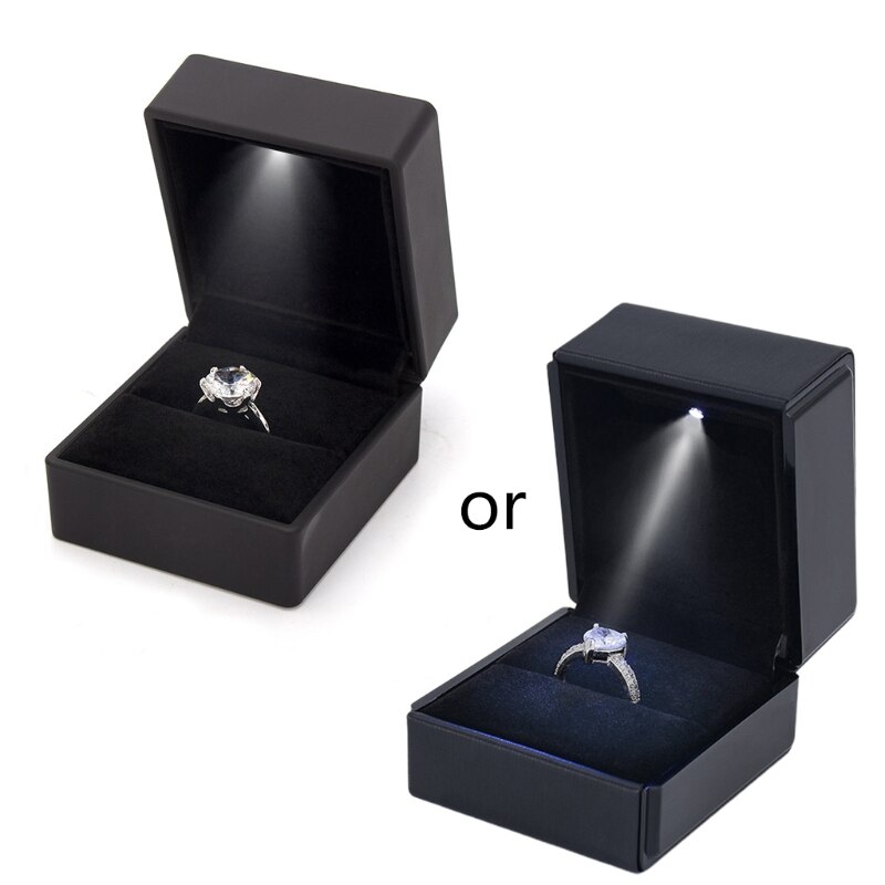 1Pc LED Lighted Earring Ring Box Wedding Engagemen... – Grandado