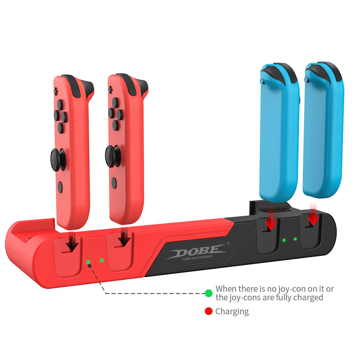 Mando para Nintendo Switch con 4 puertos Joycons, ... – Grandado