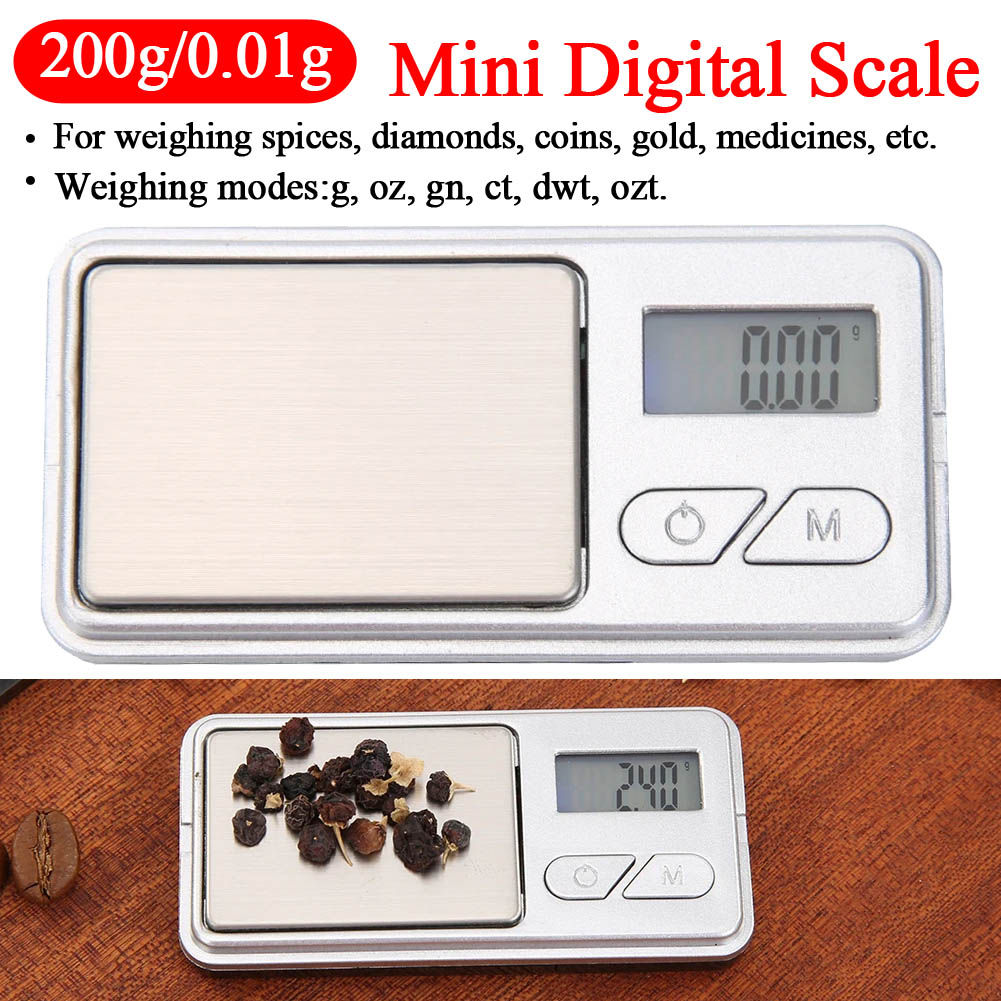 Hochpräzise Mini-Digital waage 200g/0,01g Elektro ... – Grandado