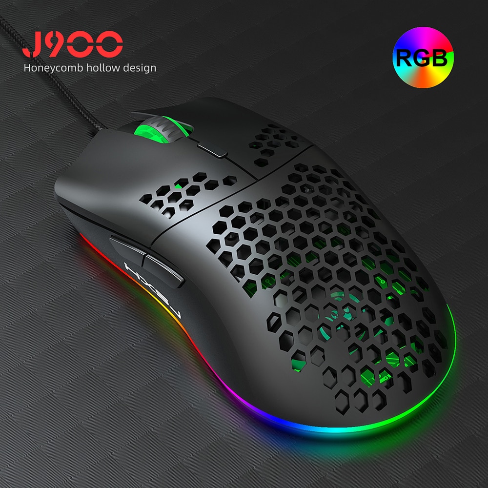 HXSJ J900 USB Wired Gaming Mouse with Six Adjustab... – Grandado