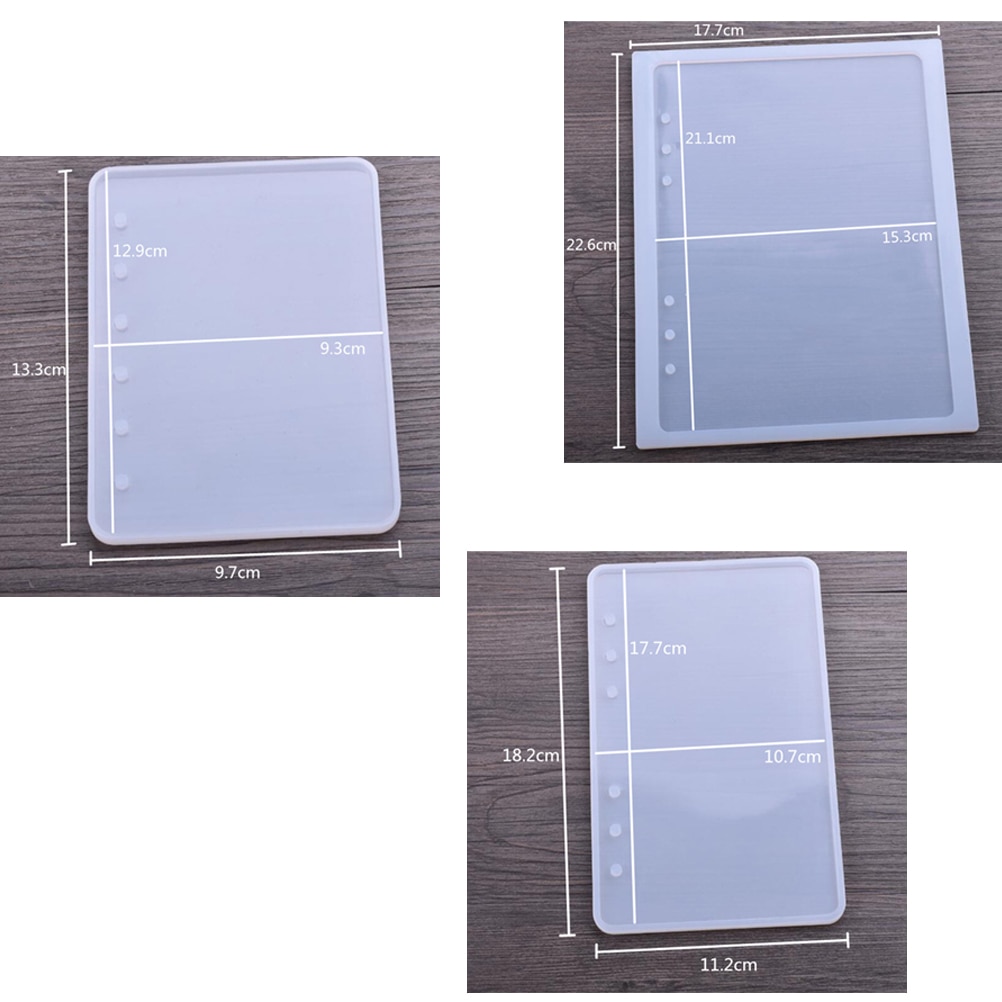 9pcs DIY Resin Book Mold Notebook Shape Silicone M... – Grandado
