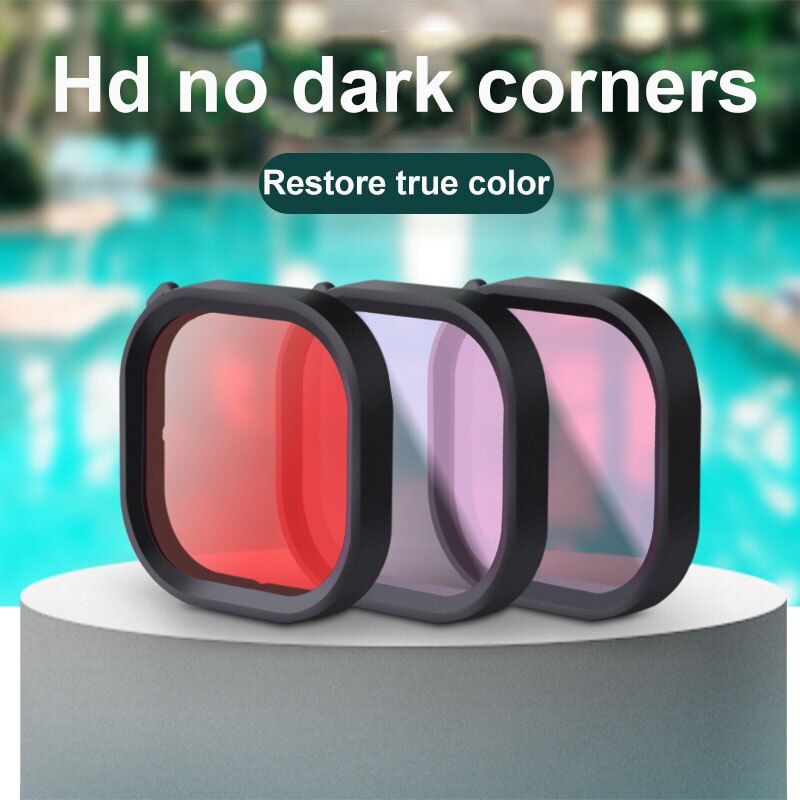3-Pack Filters Kit Magenta Snorkel Lens Rode Kleur... – Grandado