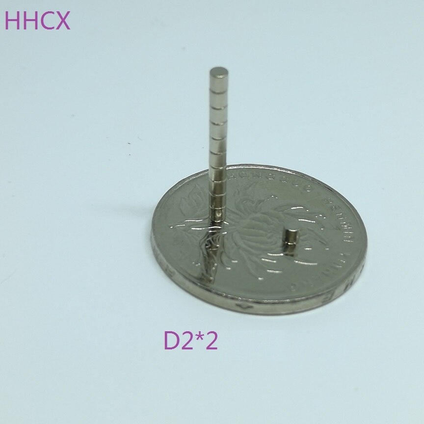 10 20 50 100 500PCS/LOT Disk magnet 2x2 N35 Magnet... – Vicedeal